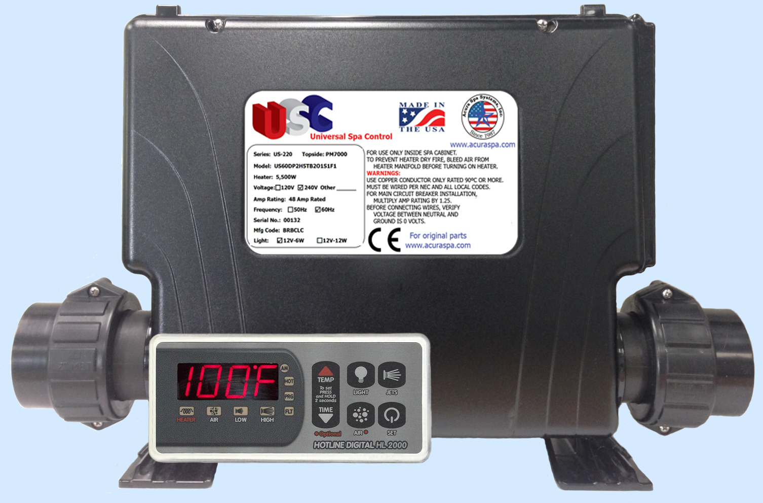Replacement Gecko Spas Control for $324.95 Free Freight Mfg Direct Why ...